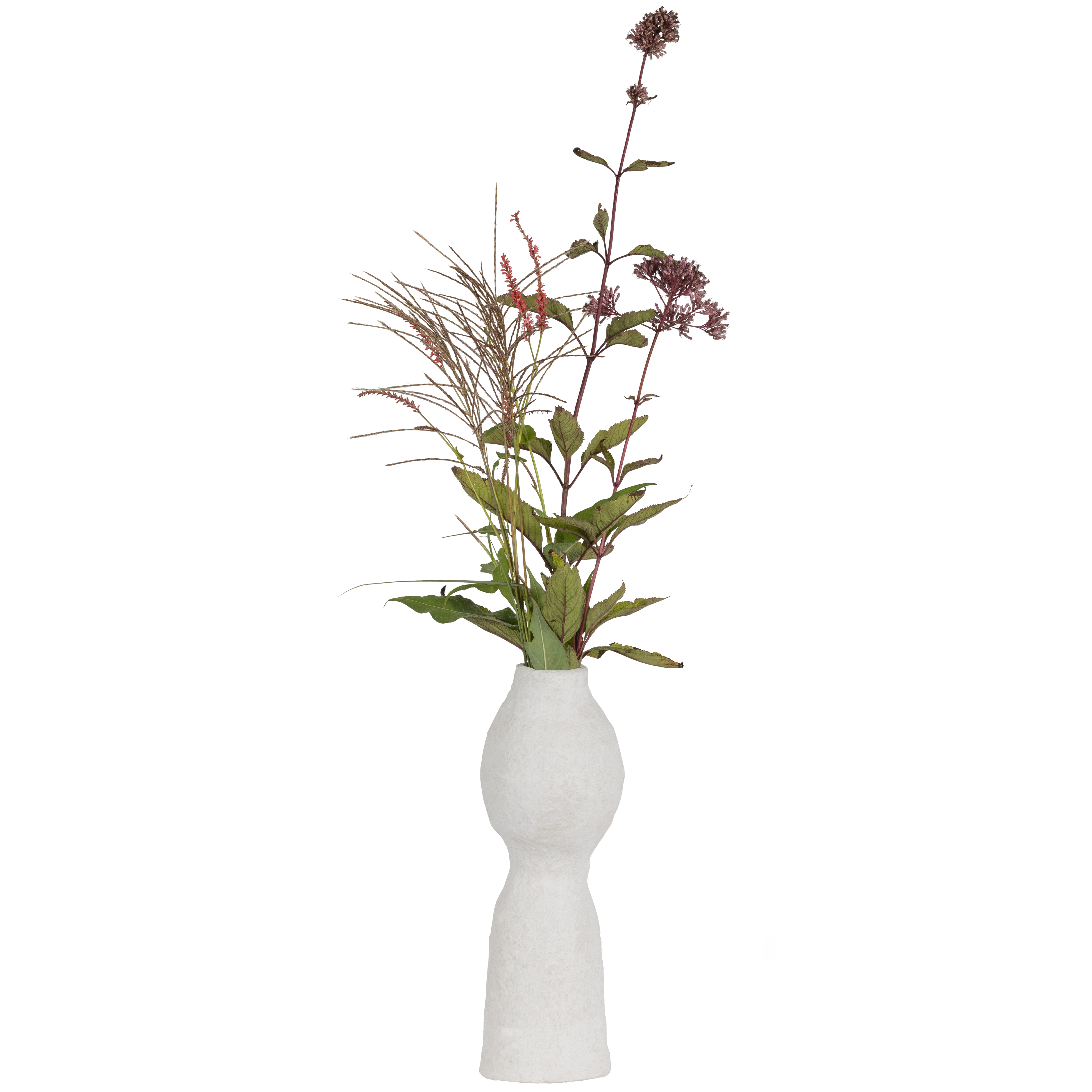 De Eekhoorn | HARIRE VASE PAPER MACHE OFF WHITE - BePureHome - COLLECTION
