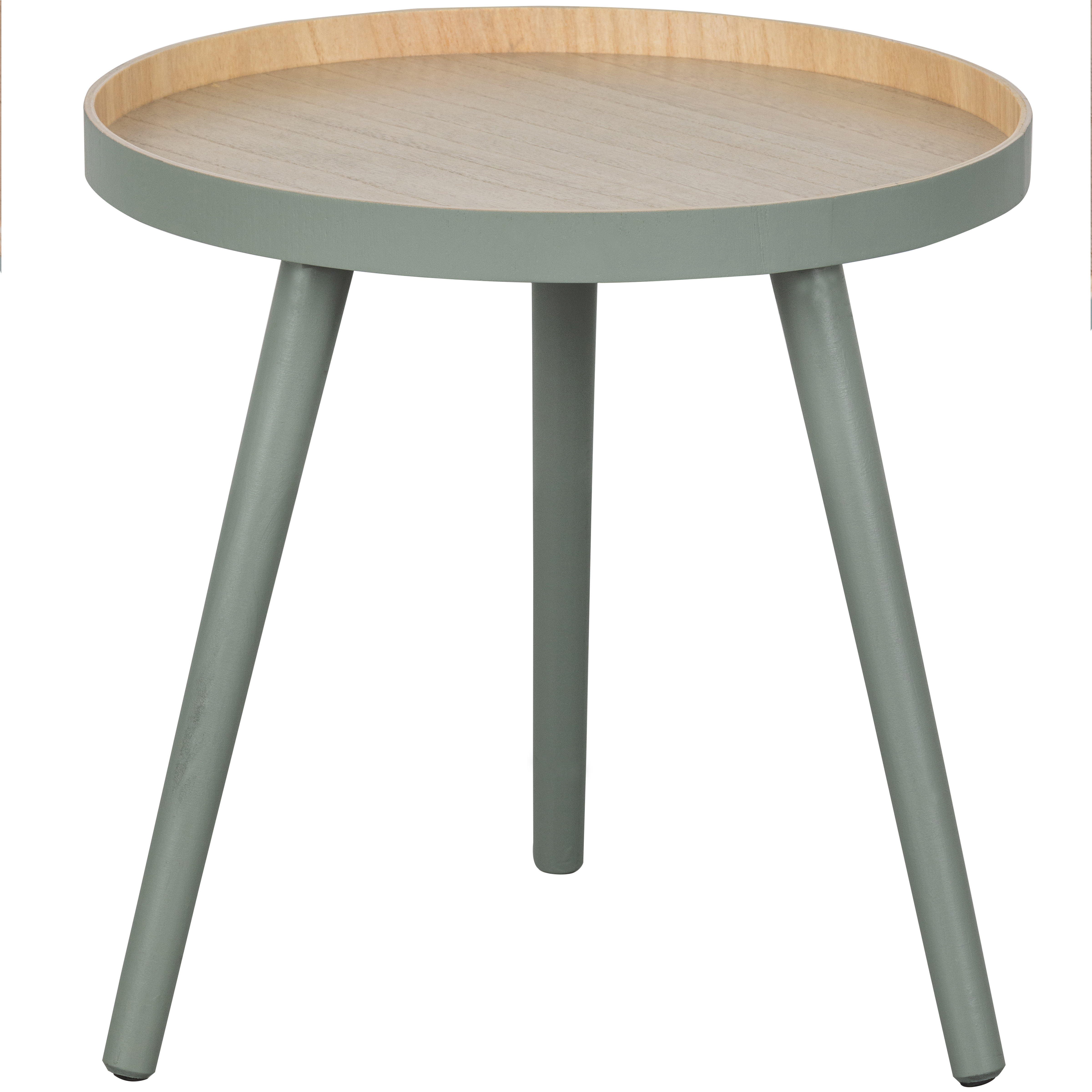 De Eekhoorn | SASHA SIDE TABLE Ø41 CM WOOD GREEN - WOOOD - SASHA