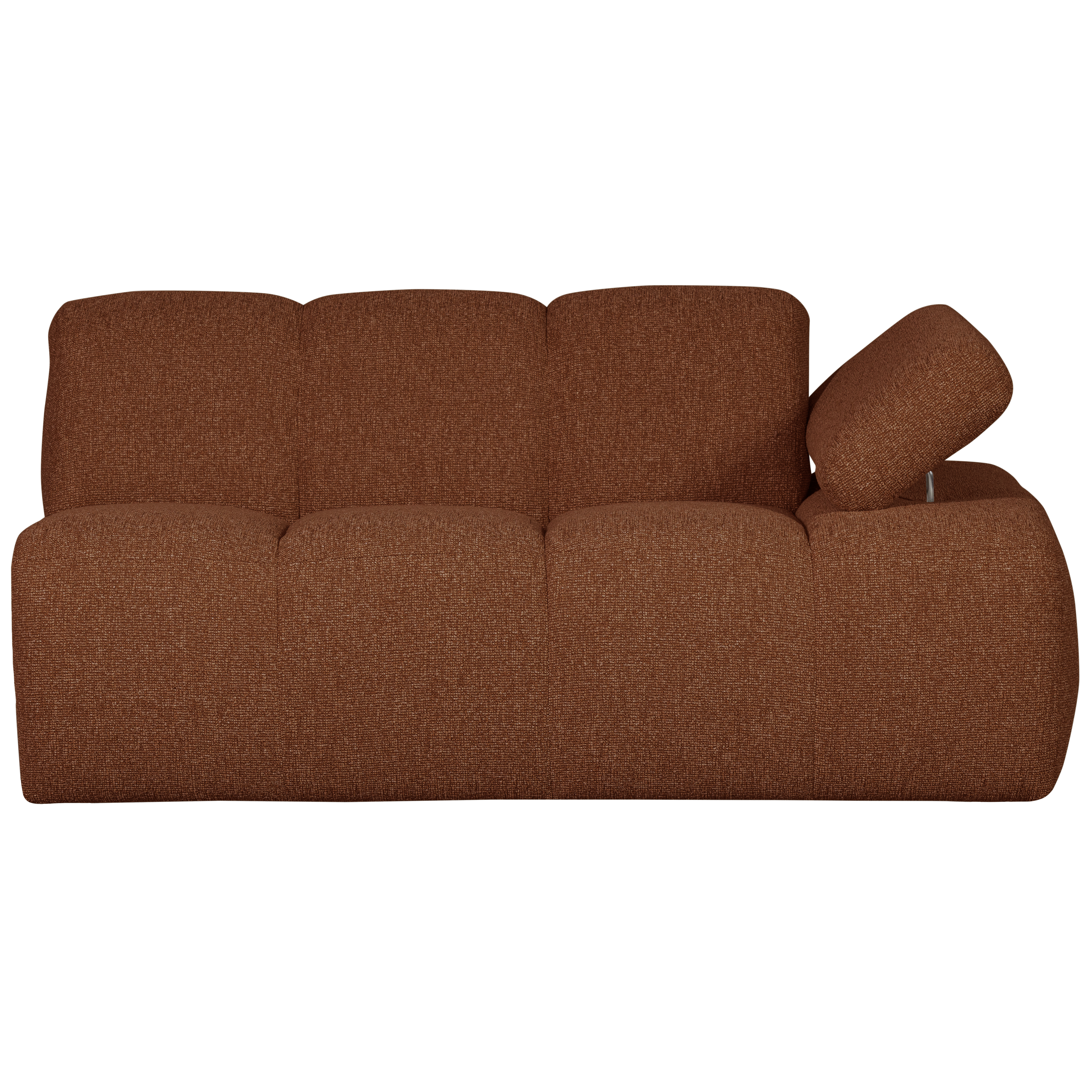 De Eekhoorn | MOJO 1,5-SEATER WITH ARM RIGHT BOUCLÉ RUST BROWN MELANGE