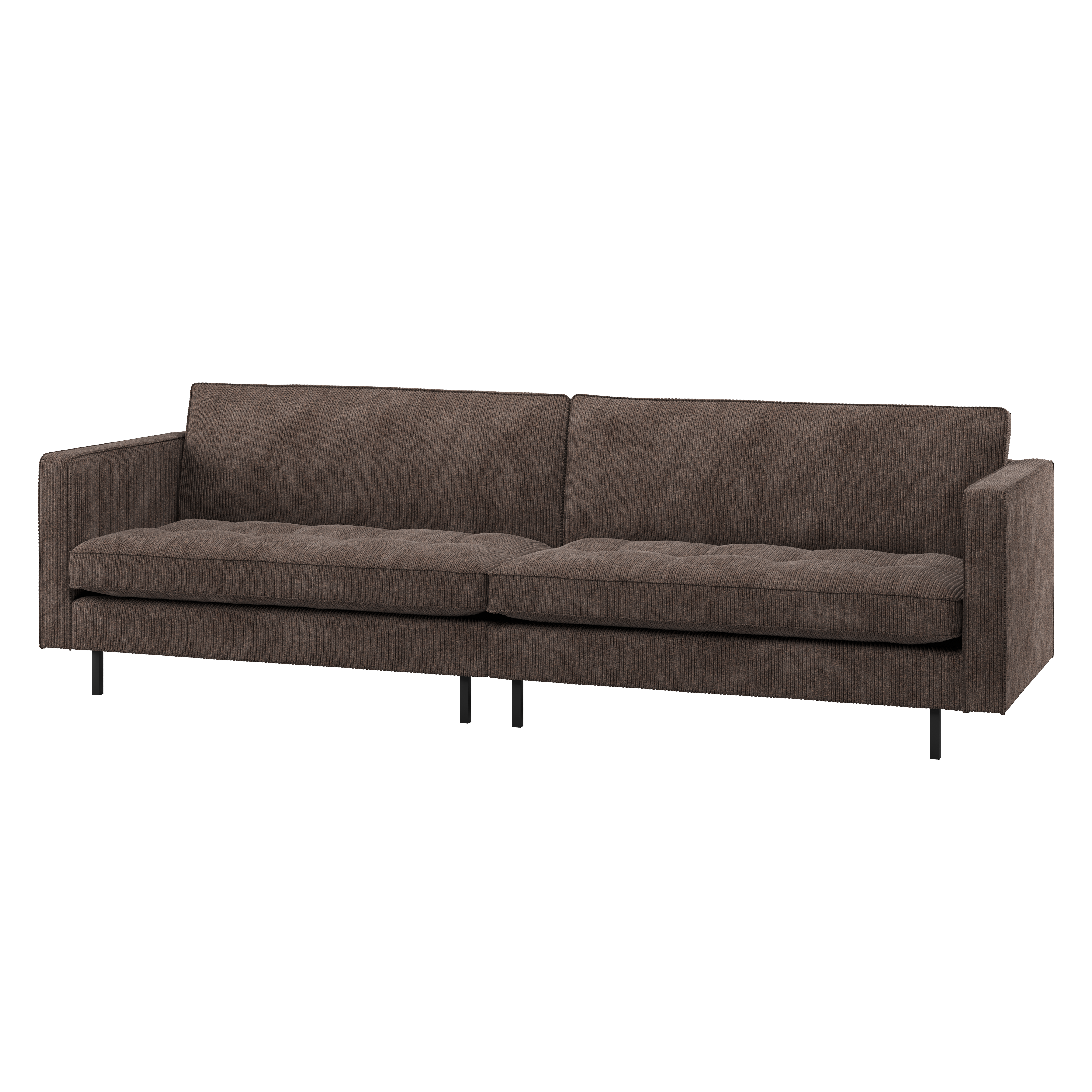 De Eekhoorn | RODEO CLASSIC CANAPE 3-PLACES TISSU CÔTELÉ MARRON