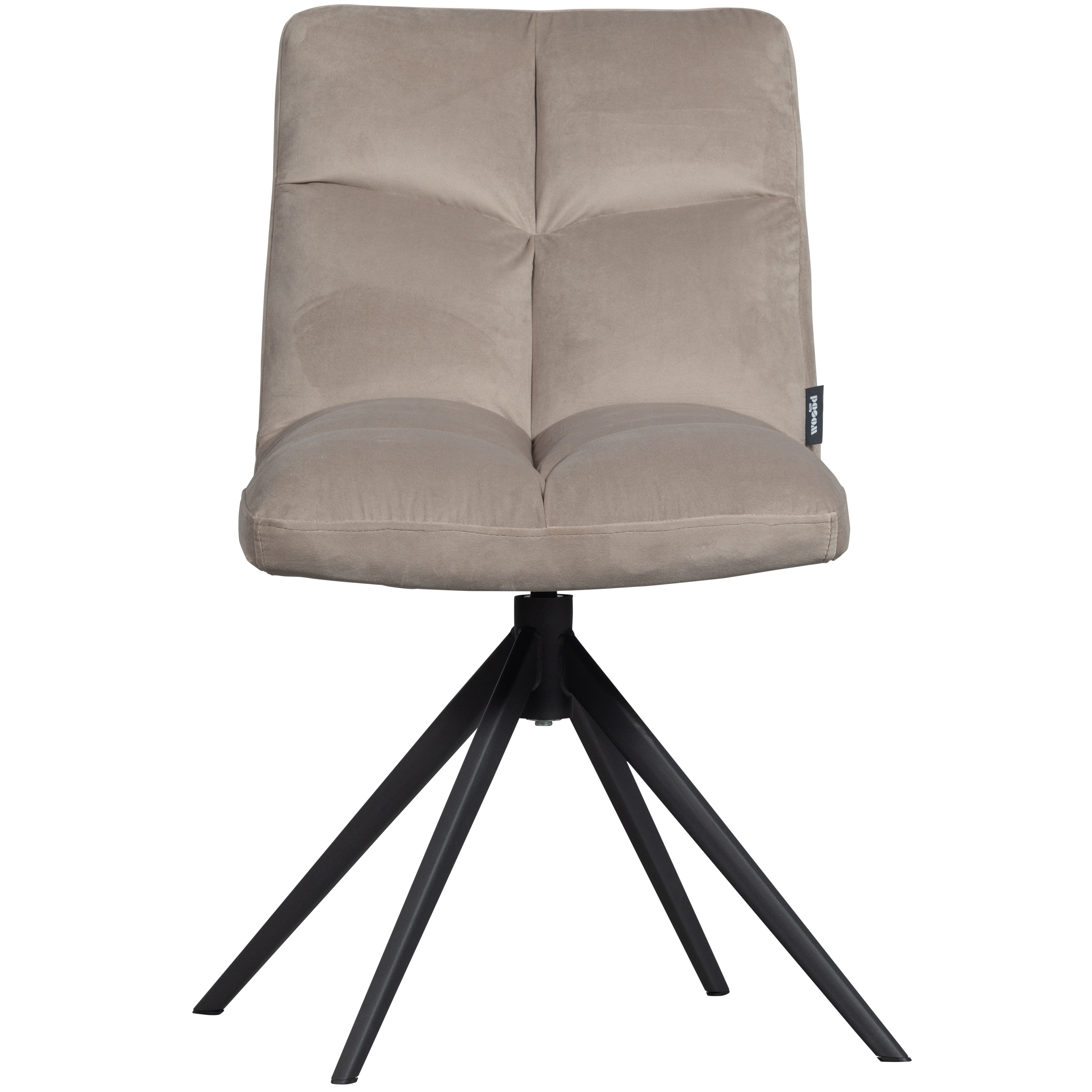 De Eekhoorn | VINNY SWIVEL CHAIR VELVET SAND - WOOOD - VINNY