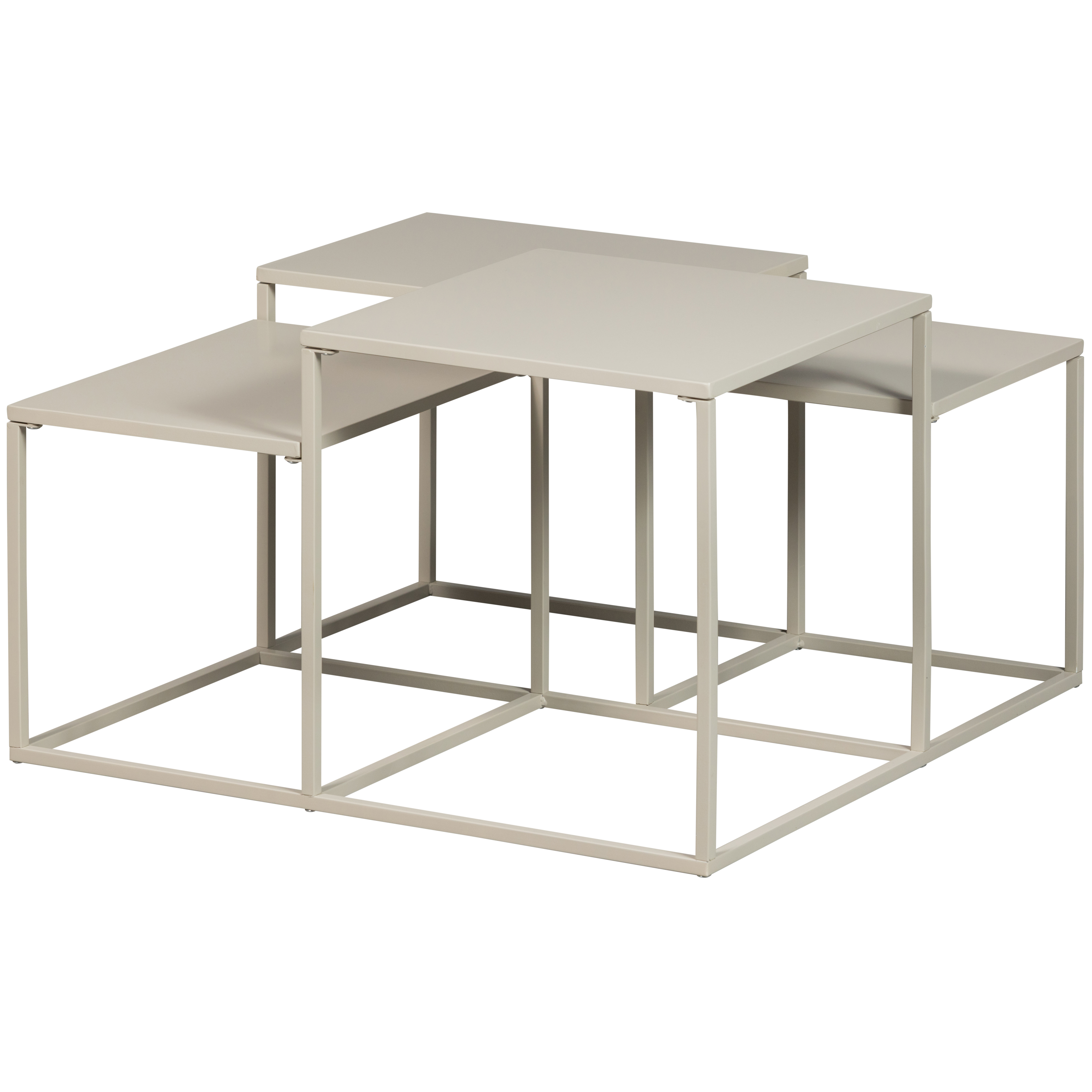 De Eekhoorn | MIDA TABLE BASSE MÉTAL GREIGE - WOOOD - COLLECTION