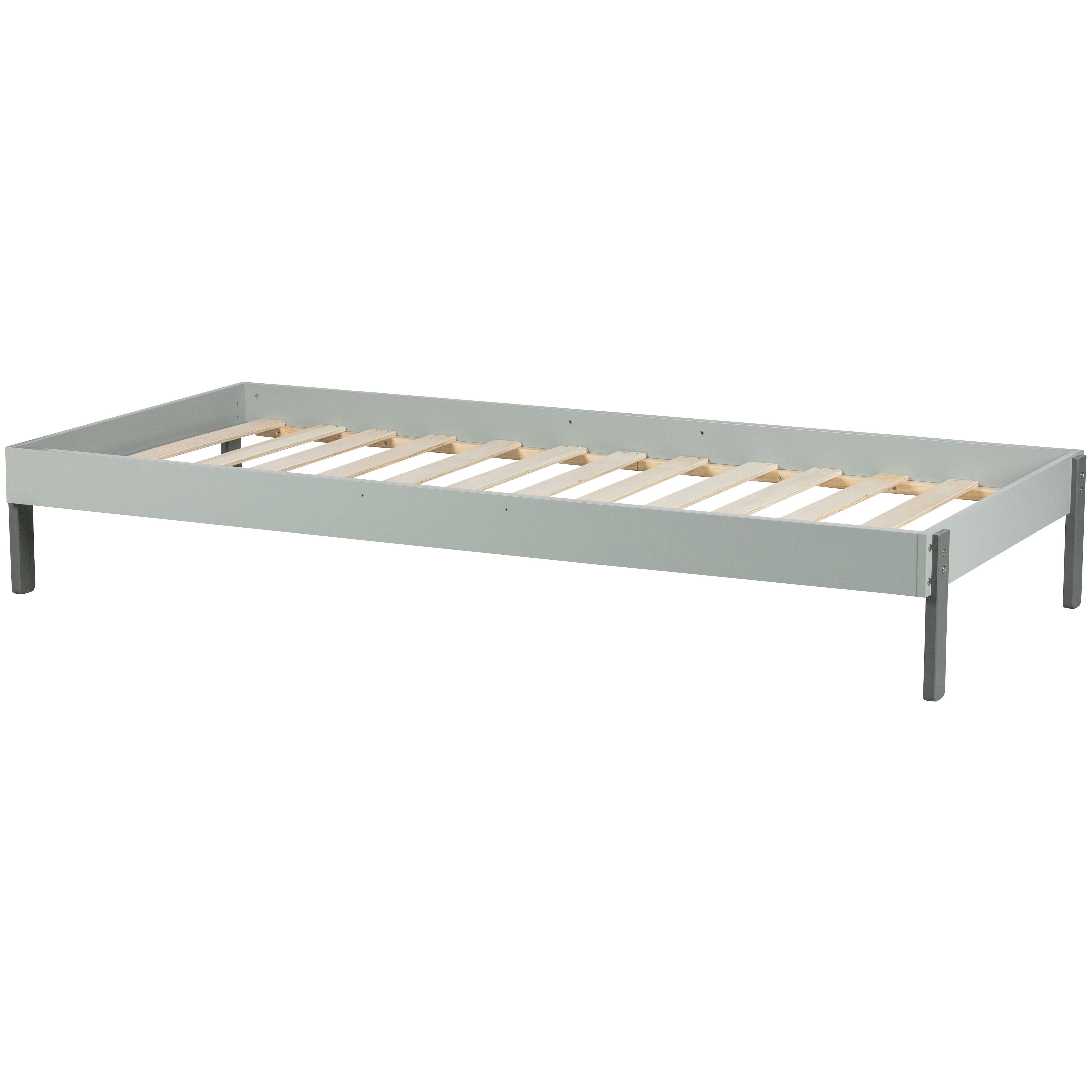 De Eekhoorn | TIPI BED CONCRETE GREY 90X200 INCL SLATS