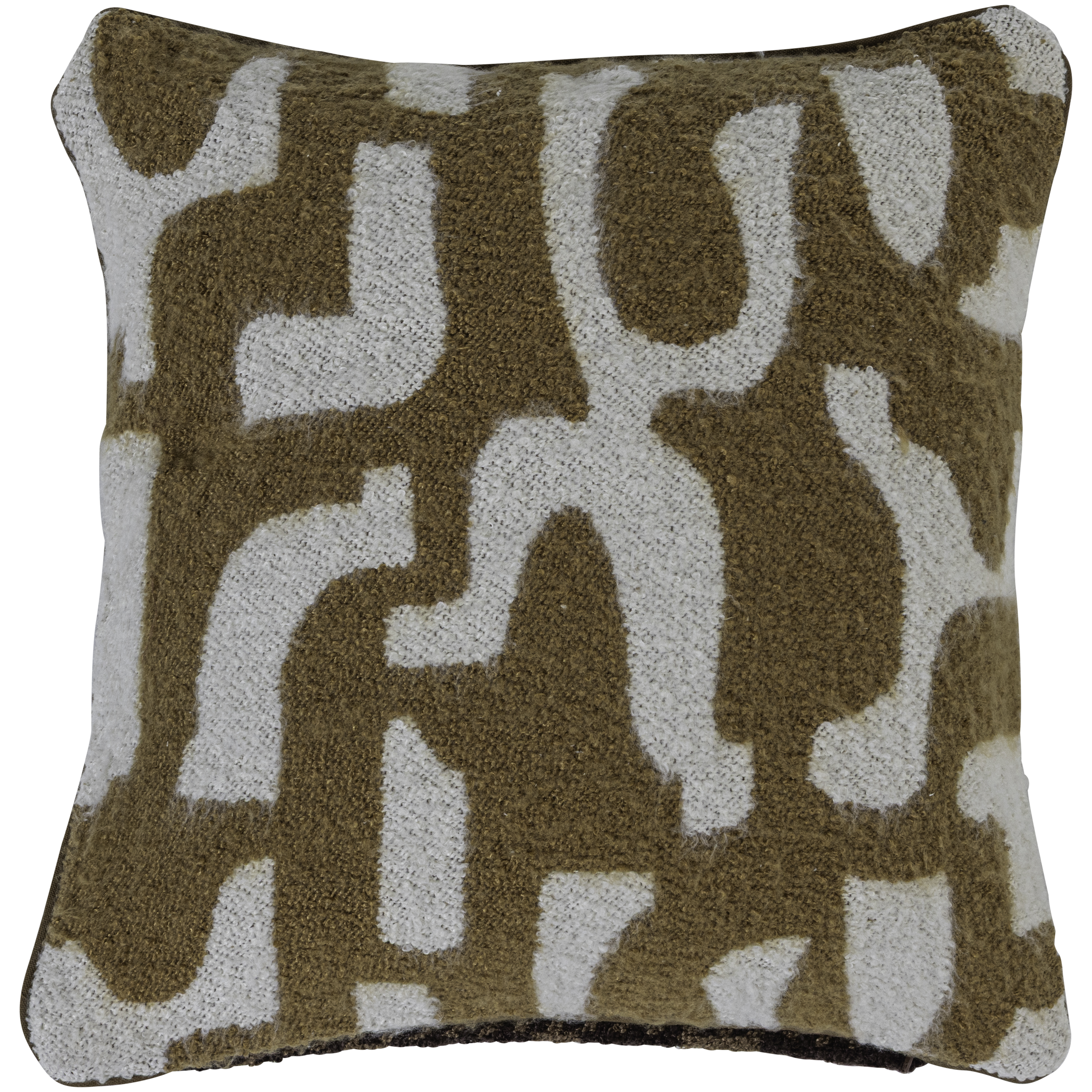 De Eekhoorn | FAYDEN KUSSENS CHENILLE BRUIN/NATUREL - SET VAN 3