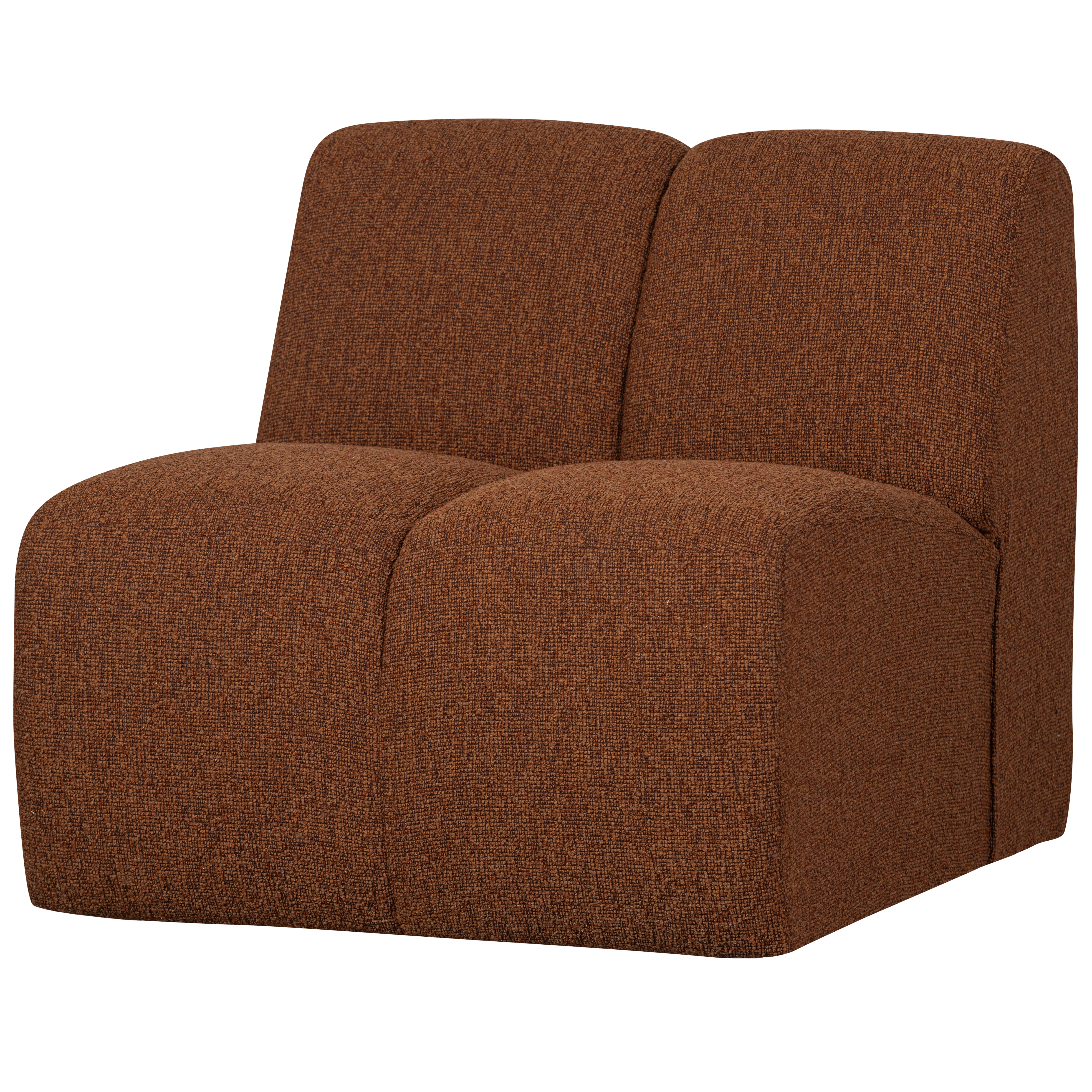 De Eekhoorn | MOJO 1-SEATER BOUCLÉ RUST BROWN MELANGE
