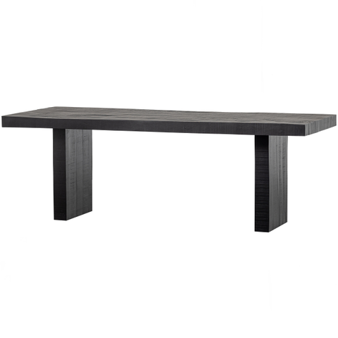De Eekhoorn | BALK DINING TABLE WOOD BLACK 220x90CM - Basiclabel - BALK