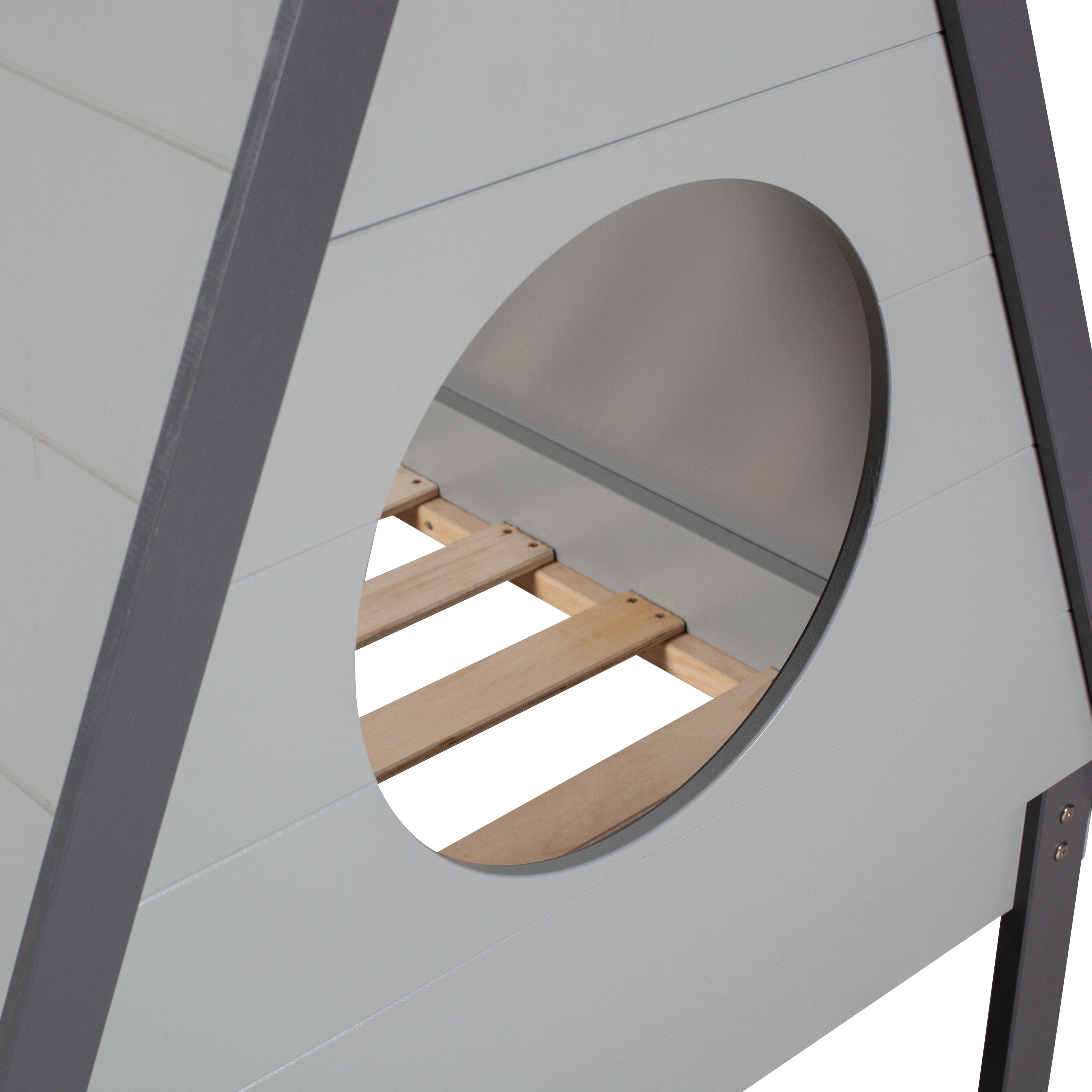 De Eekhoorn | TIPI BED CONCRETE GREY 90X200 INCL SLATS