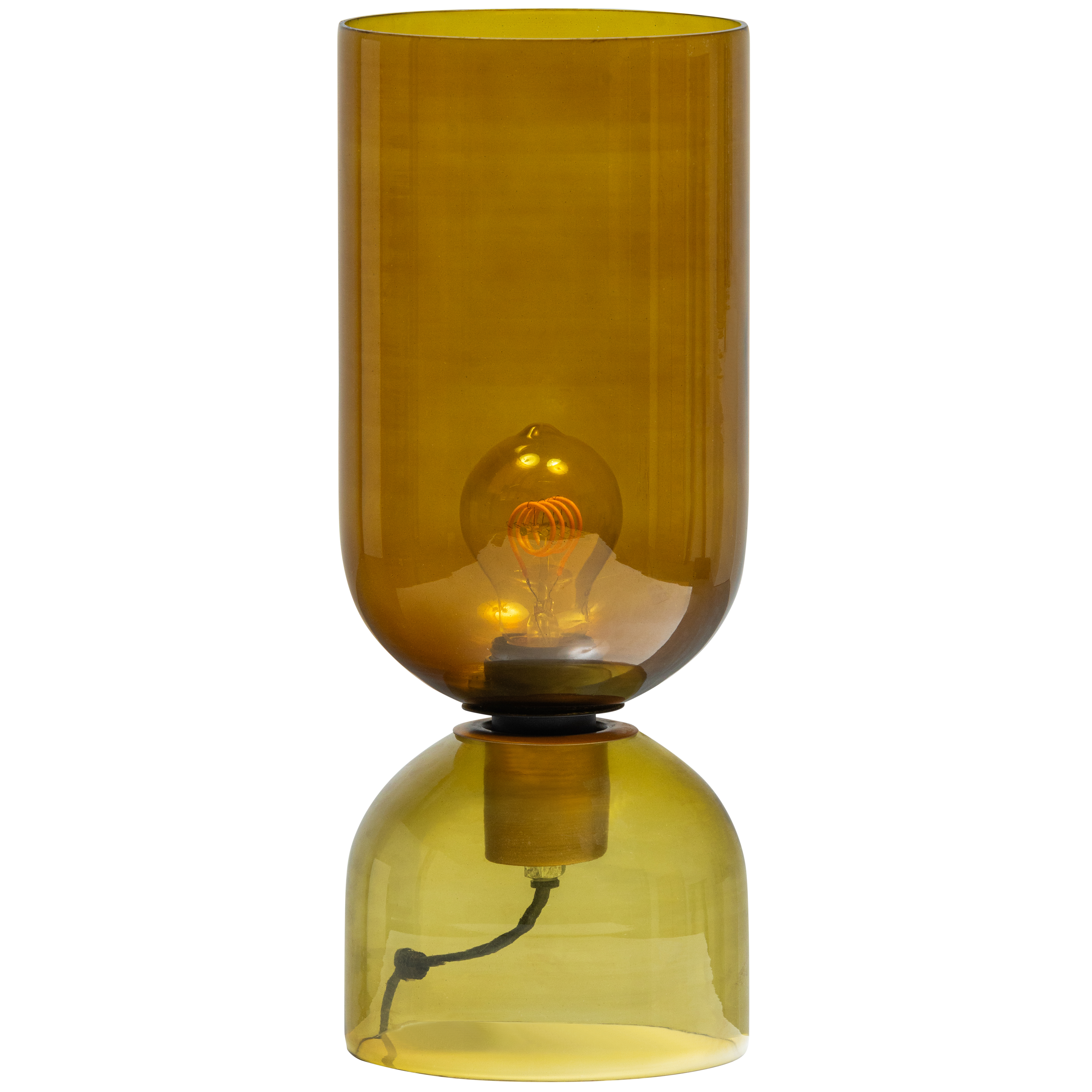 De Eekhoorn | GIGI TABLE LAMP GLASS 38xØ15CM SPICES - WOOOD - COLLECTION