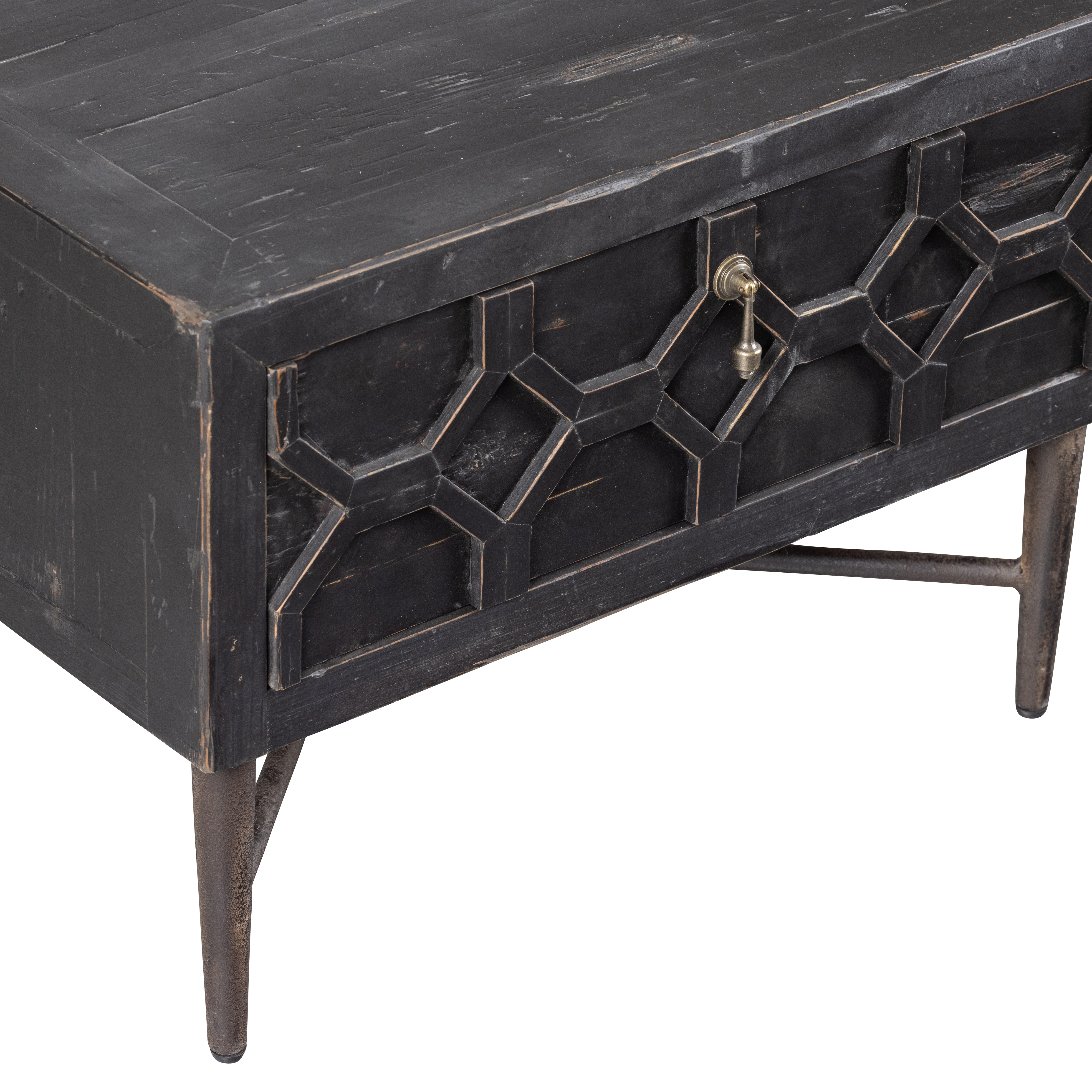 De Eekhoorn | BEQUEST COFFEE TABLE / TV UNIT WOOD BLACK 120 CM