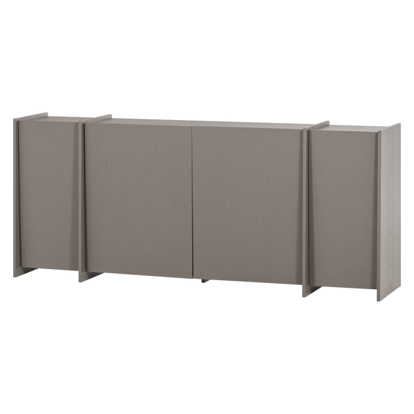 De Eekhoorn | BROCK TV UNIT 200 CM ASH VENEER WARM GREY [fsc]
