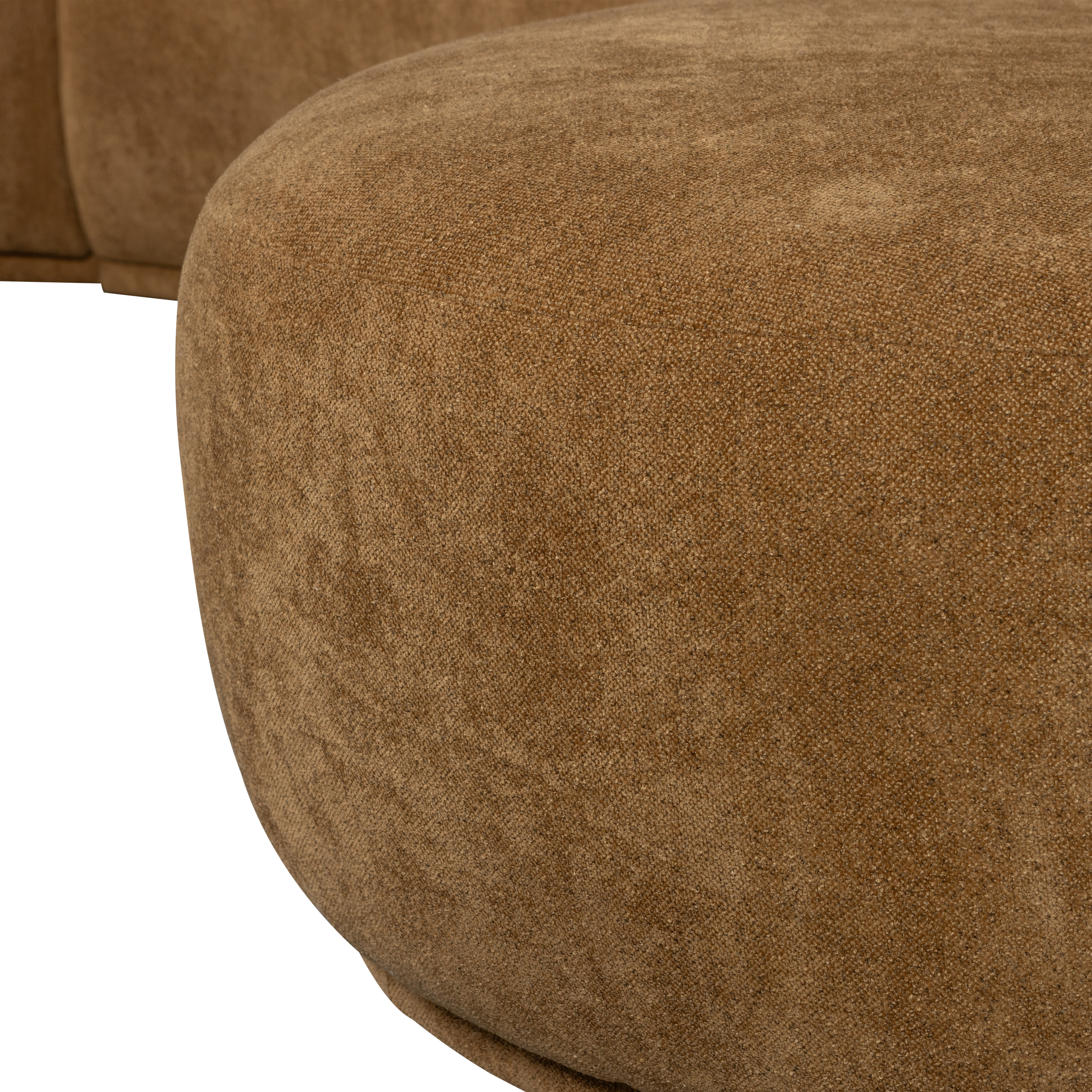 De Eekhoorn | BATAVIER HALF ROUND SOFA MUSTARD - WOOOD - COLLECTION