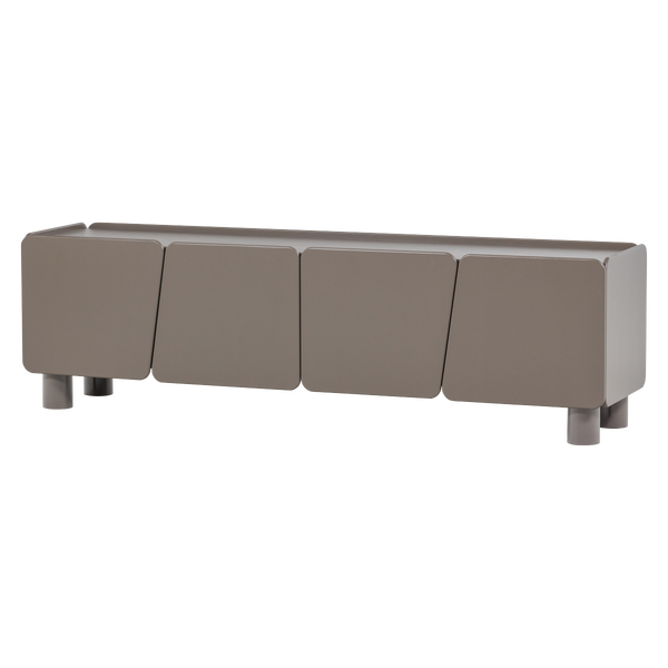 De Eekhoorn | BROCK TV UNIT 200 CM ASH VENEER WARM GREY [fsc]