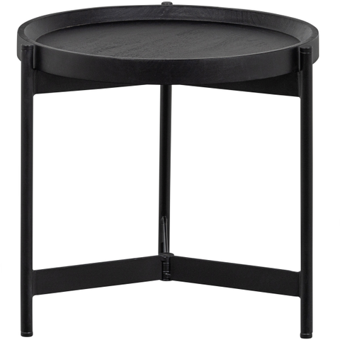 De Eekhoorn | SET OF 2 - LIZZY SIDE TABLE MANGO WOOD BLACK