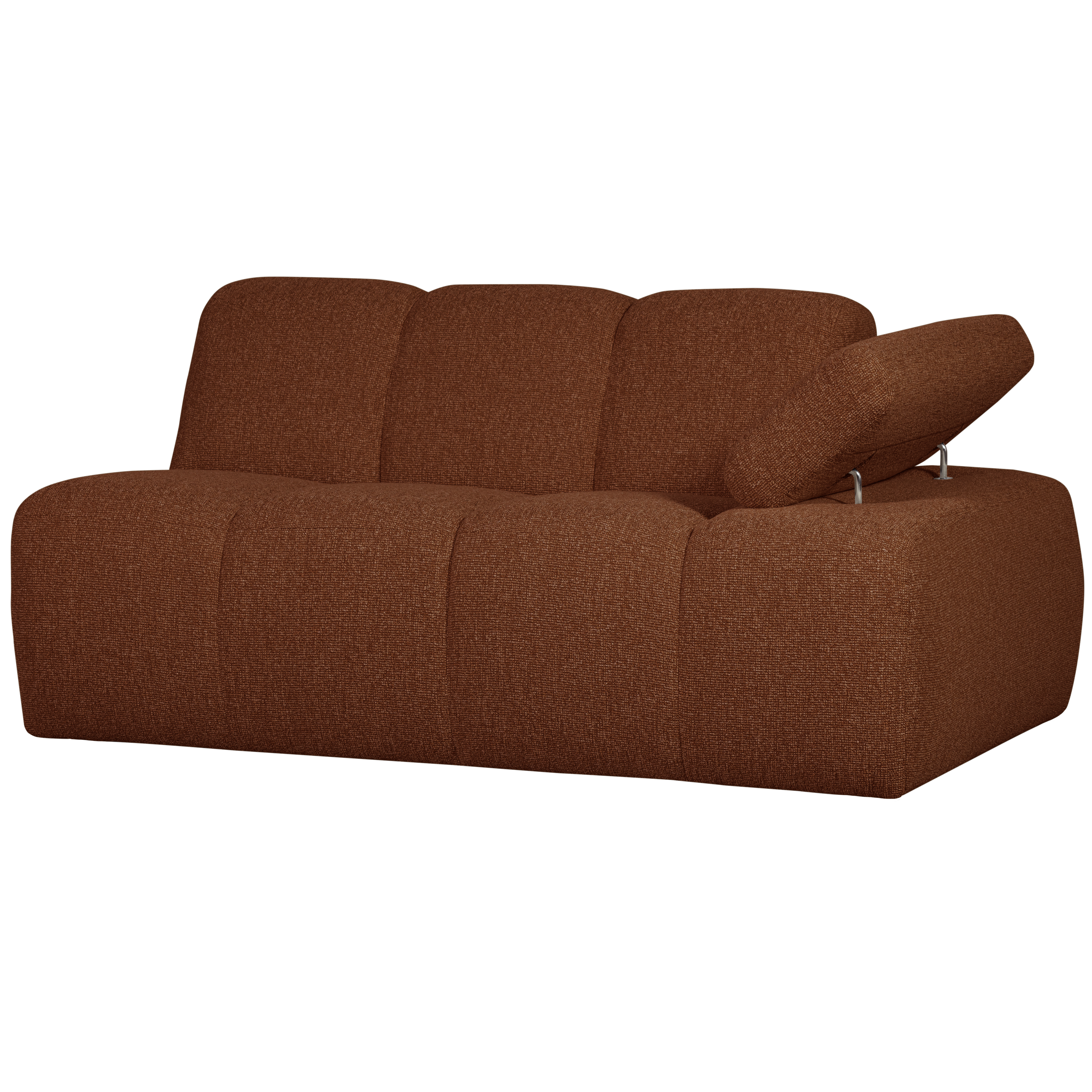 De Eekhoorn | MOJO 1,5-SEATER WITH ARM RIGHT BOUCLÉ RUST BROWN MELANGE