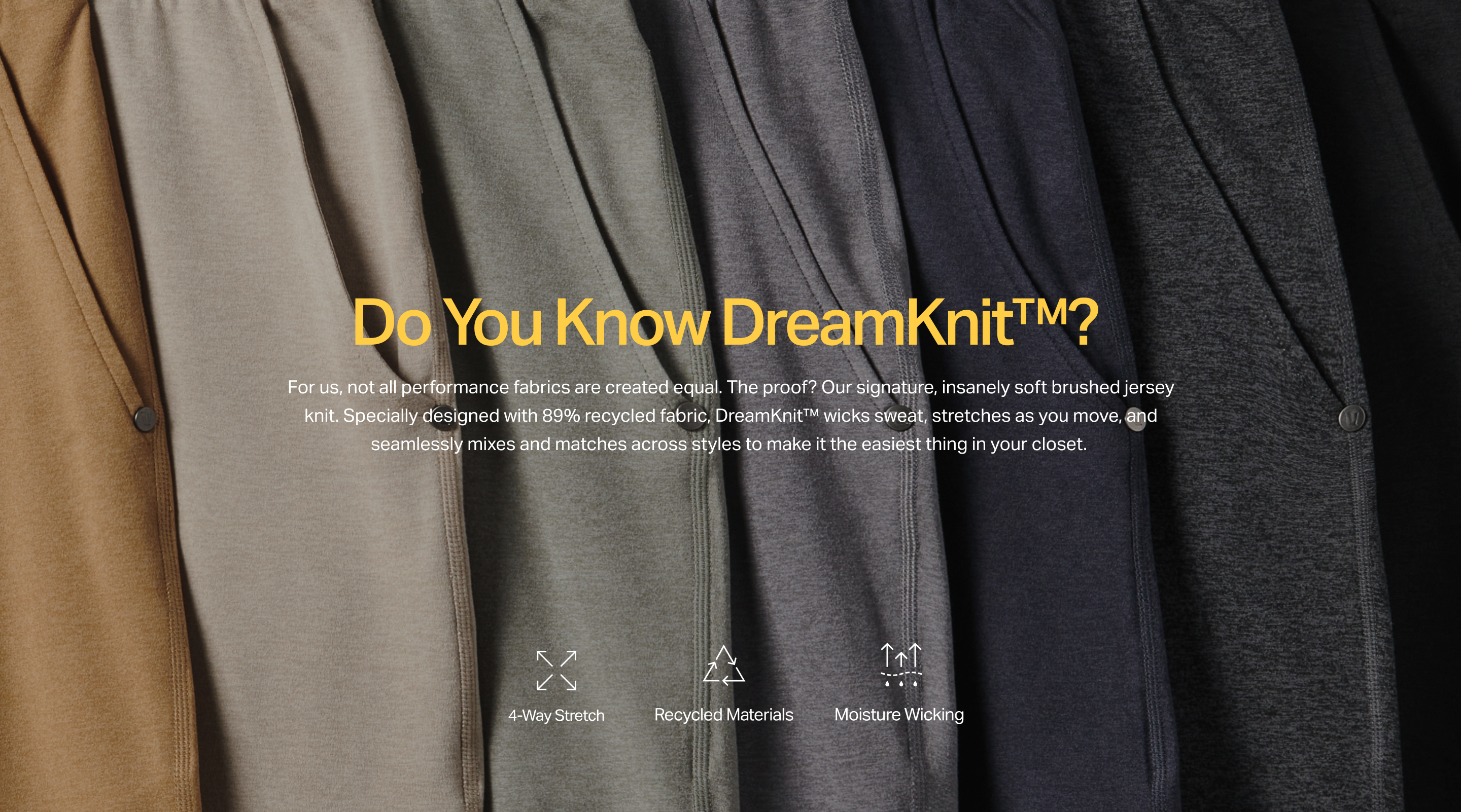 Men's DreamKnit™ Joggers, Hoodies, Tees & More | Vuori