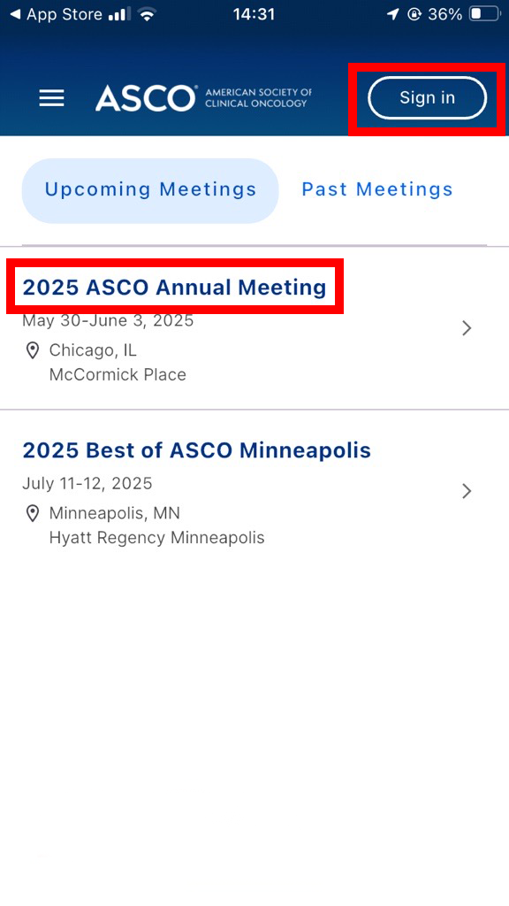 How to Use the ASCO Meetings App - ASCO