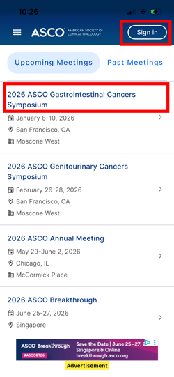 How to Use the ASCO Meetings App - ASCO