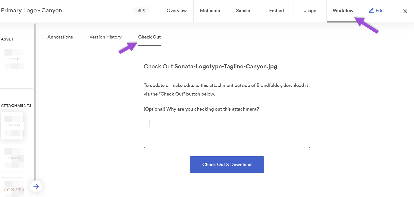 Asset Version History | Smartsheet Learning Center