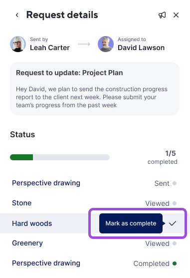 Manage and track update requests in Table View | Smartsheet Learning Center