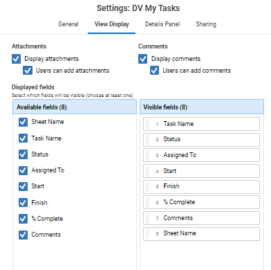Create your view | Smartsheet Learning Center