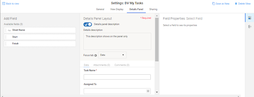 Create your view | Smartsheet Learning Center