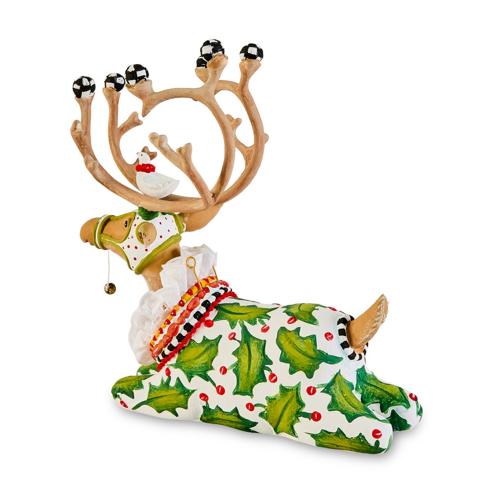 MacKenzie-Childs | Patience Brewster Dash Away Sitting Vixen Reindeer ...