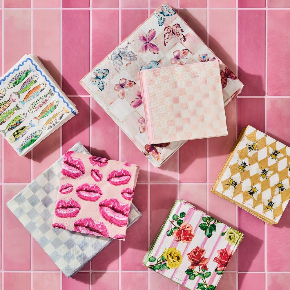 MacKenzie-Childs | Go Fish Cocktail Paper Napkins