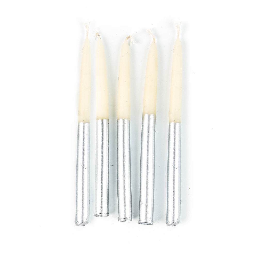 MacKenzie-Childs | Hanukkah Silver Candle Set