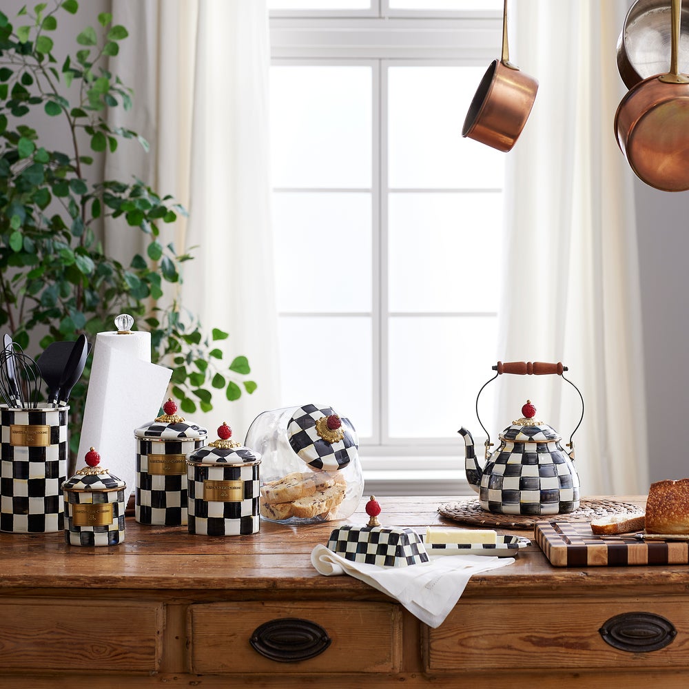 MacKenzie-Childs | Courtly Check Butter Box