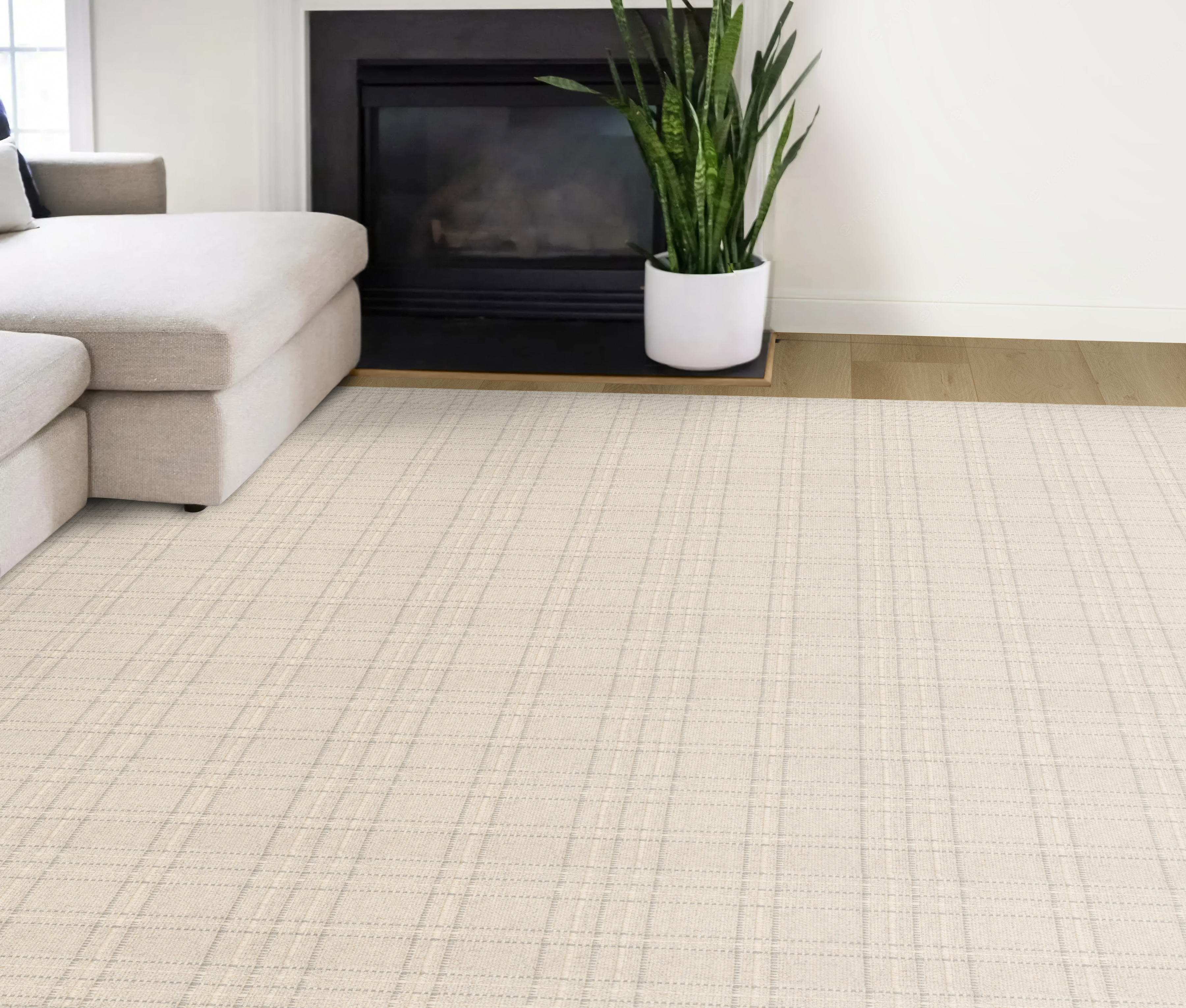 Stanton Carpet | Stanton | Pristine Plaid Linen