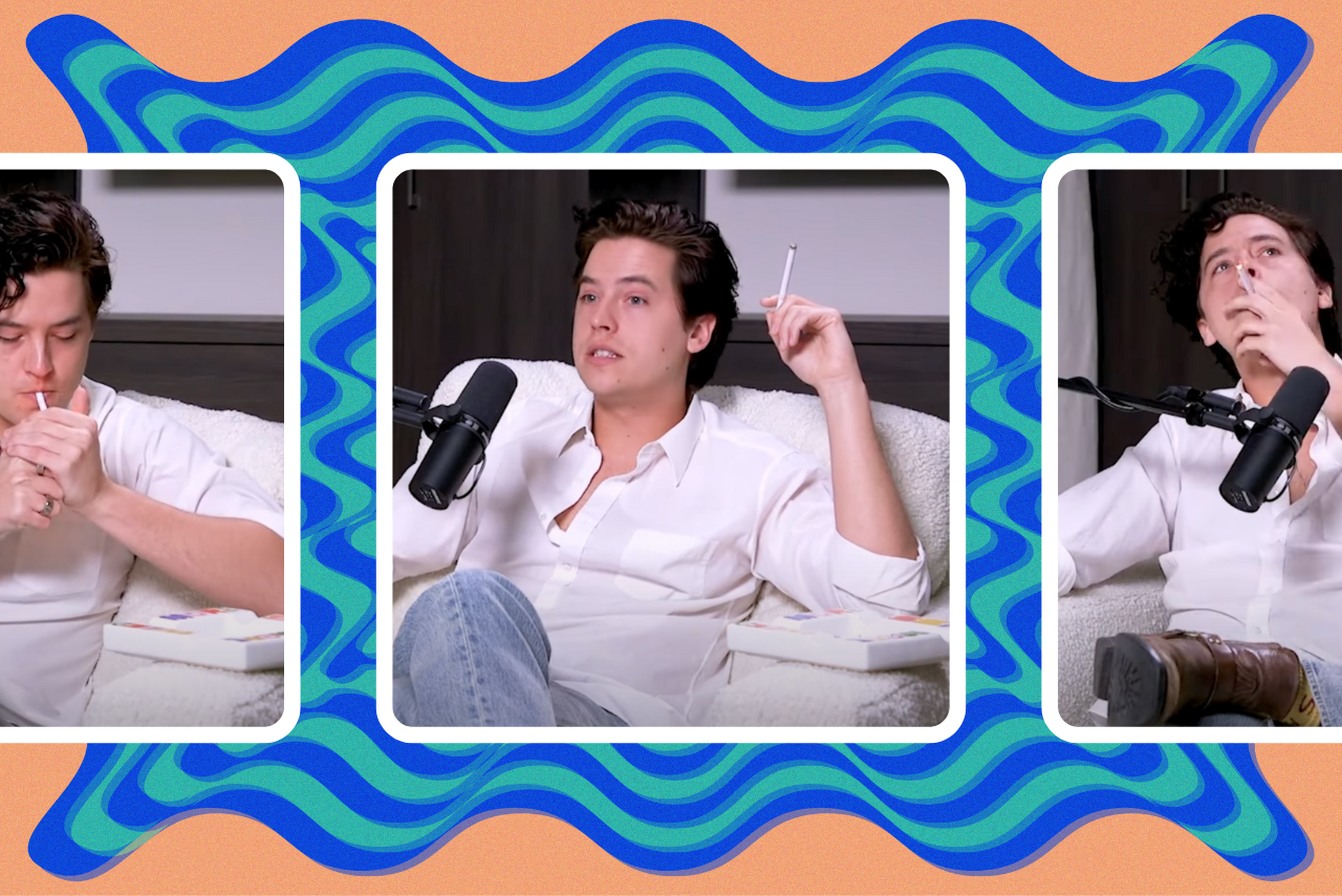 Cole Sprouse & His Cigarette Are Giving Twitter The Ultimate Ick