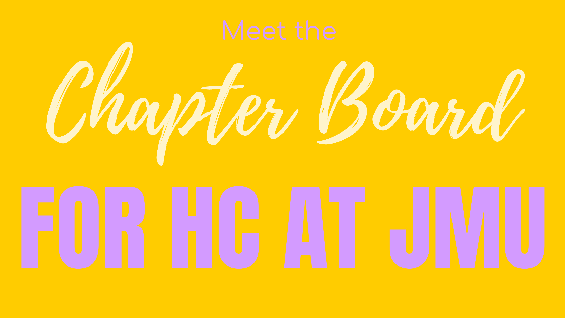 Meet The 2022 Spring Chapter Board