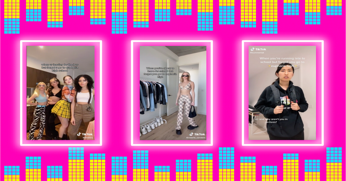 In The “Euphoria High School” TikTok Trend, Creators Show Off Their ...