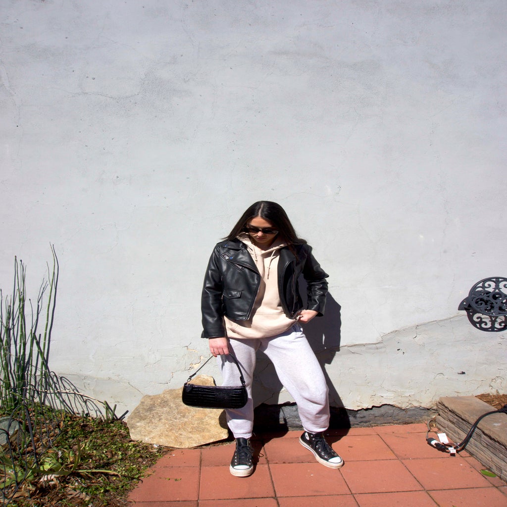 Your Step-by-Step Guide to Wearing a Leather Jacket | Her Campus