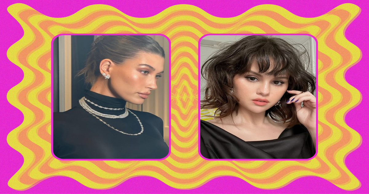 TikTok Thinks Hailey Bieber Has Been Copying Selena Gomez For *Years*