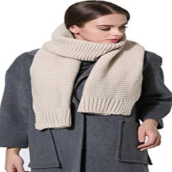 40 Oversized & Chunky Scarves For All The Cozy Vibes