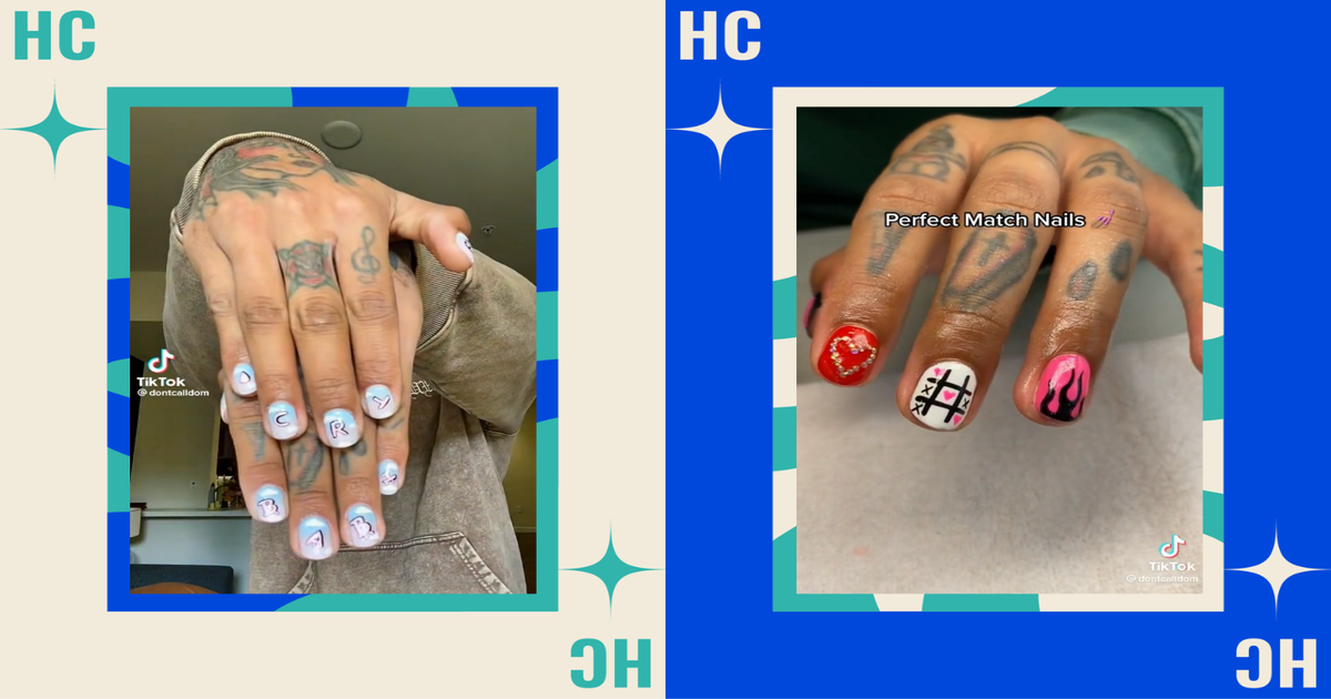 These Nail TikToks By Dom From ‘Perfect Match’ Are My Next Mani Inspo