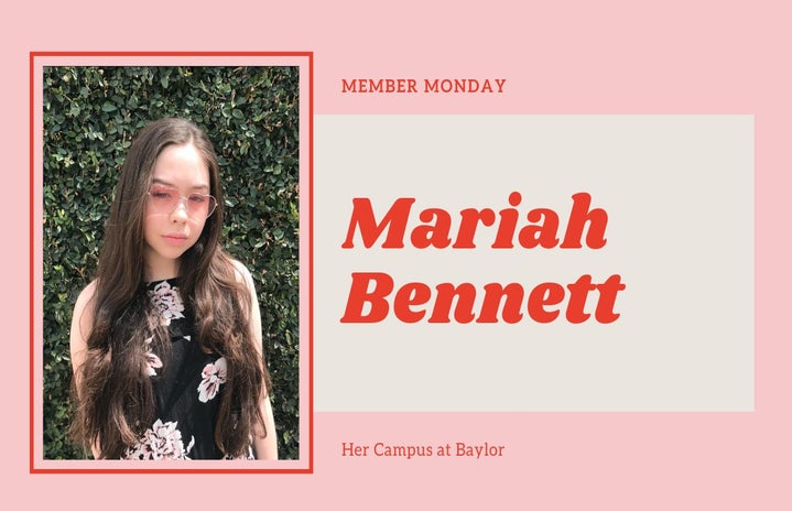 Member Monday: Mariah Bennett