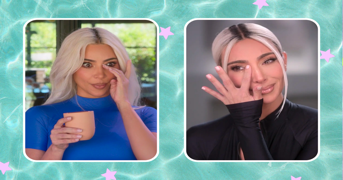 Did Kim Kardashian *Really* Cry A CGI Tear On 'The Kardashians'?