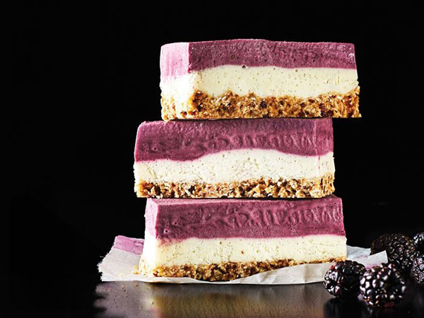 Blackberry Semifreddo Bars | Hy-Vee