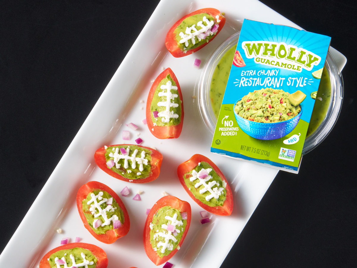 Guacamole Tomato Football Wedges | Hy-Vee