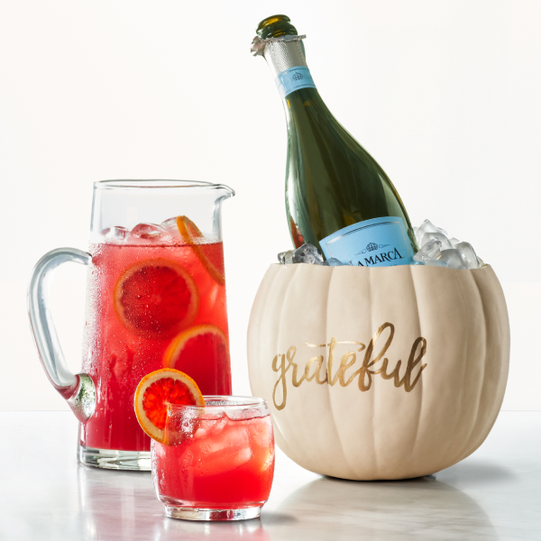 How to Make a Pumpkin Ice Bucket for Beer, Champagne & more