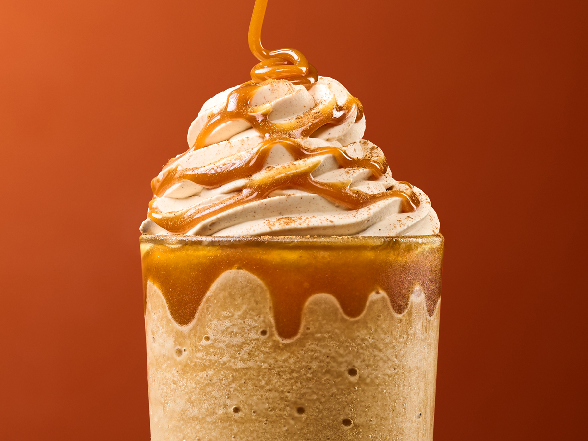 Coffee Caramel Apple Cider Frappe | Hy-Vee