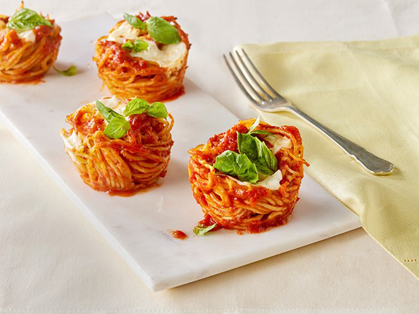 Easy, Cheesy Spaghetti Cups | Hy-Vee