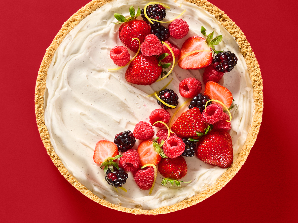 Dairy-Free No-Bake Vanilla Bean Cheesecake | Hy-Vee