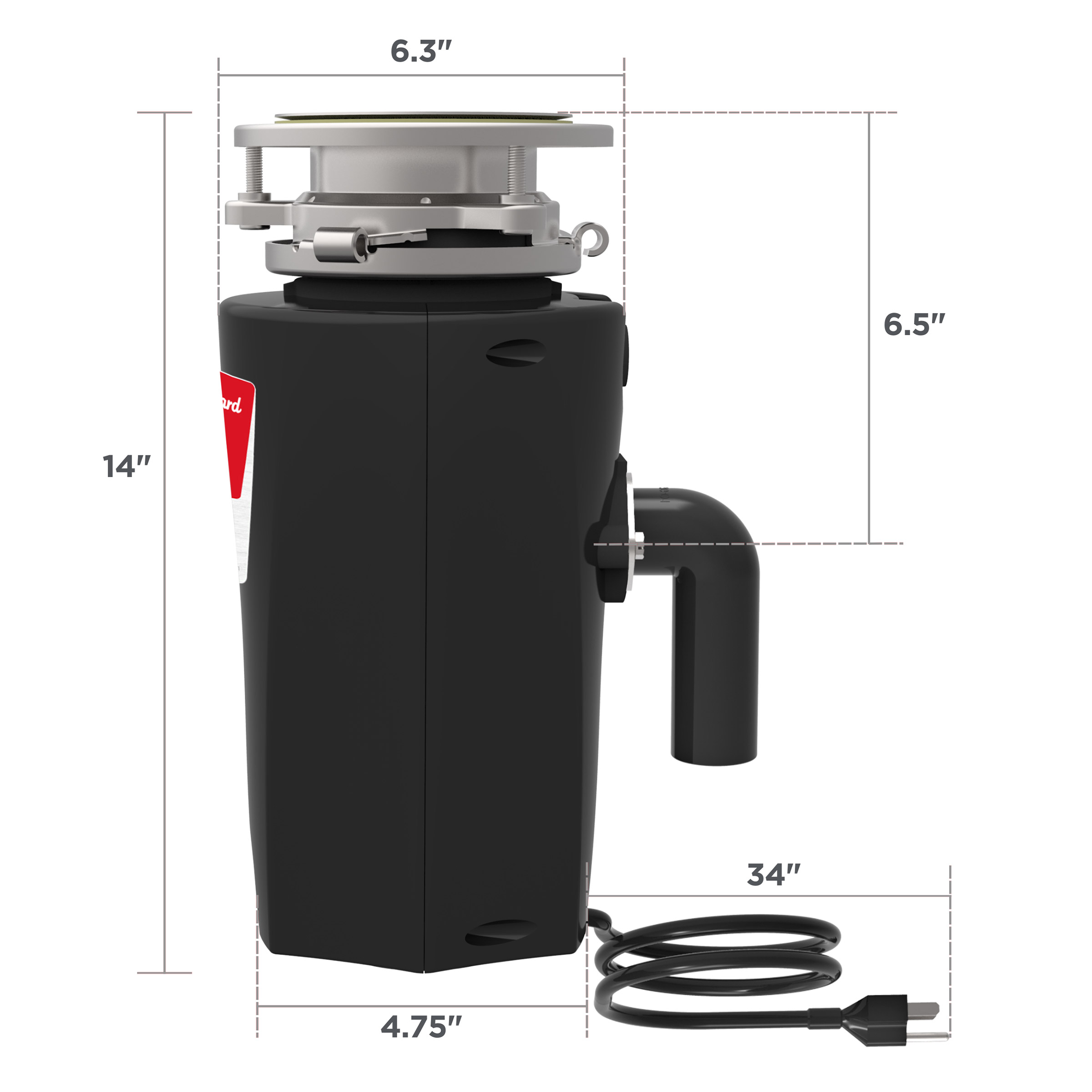 American Standard Slim-Line 1.25HP Garbage Disposer | Costco