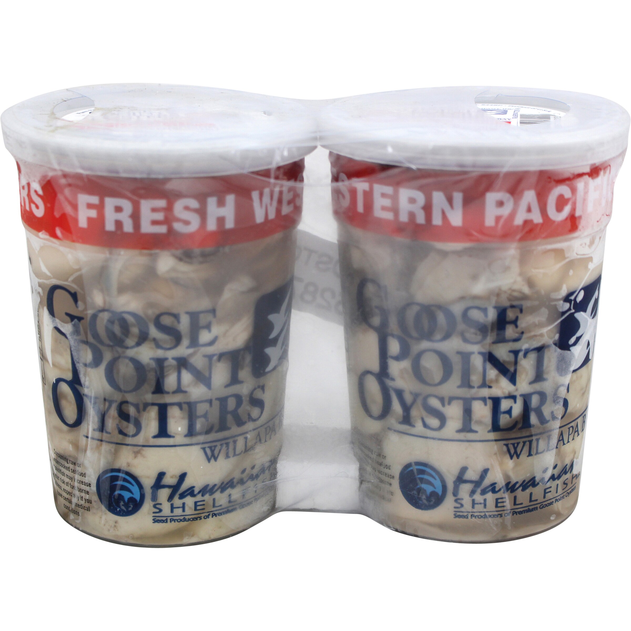 Goose Point Small Pacific Oysters, 16 oz, 2 ct | Costco