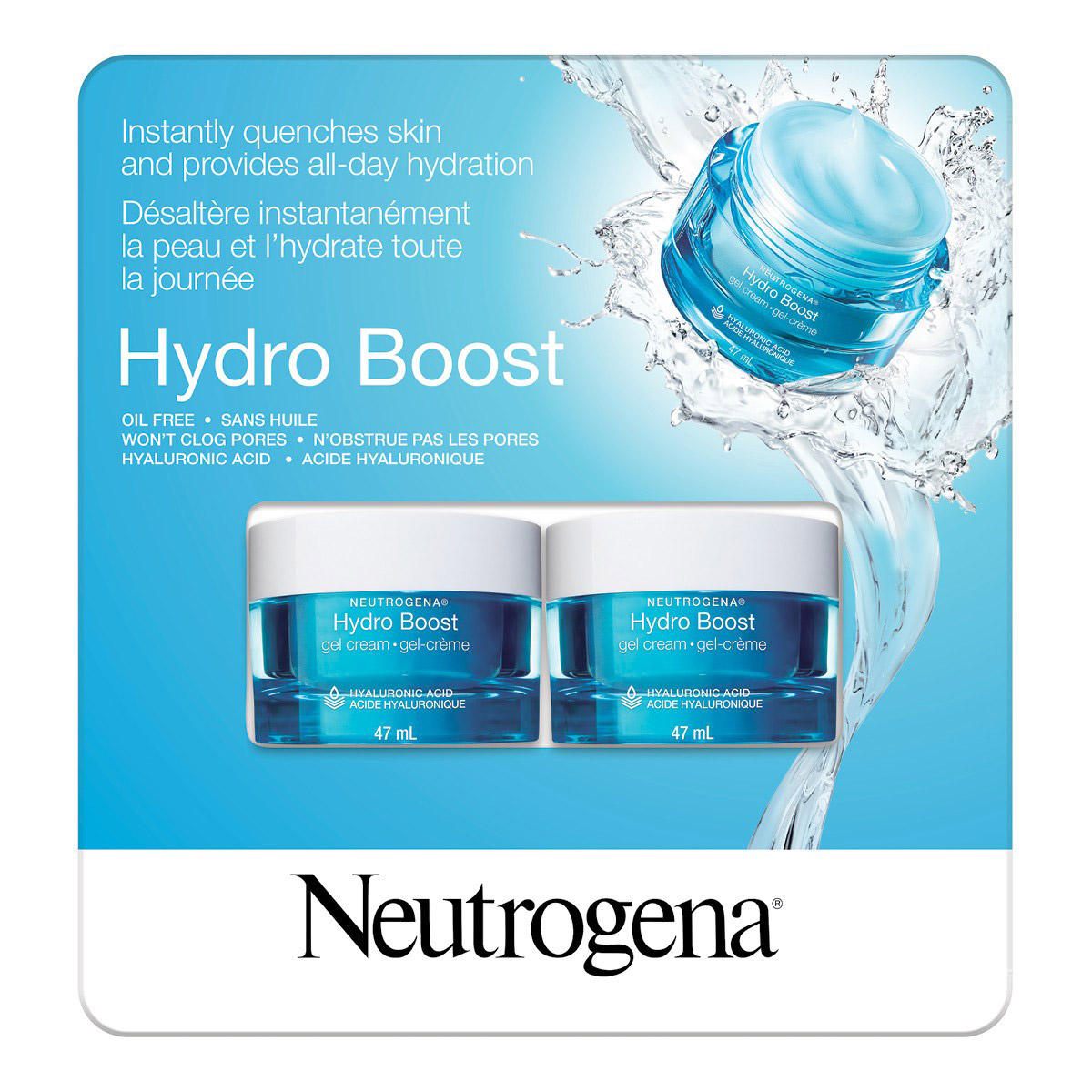 Neutrogena Hydro Boost Gel Cream, 2 x 47 mL | Costco