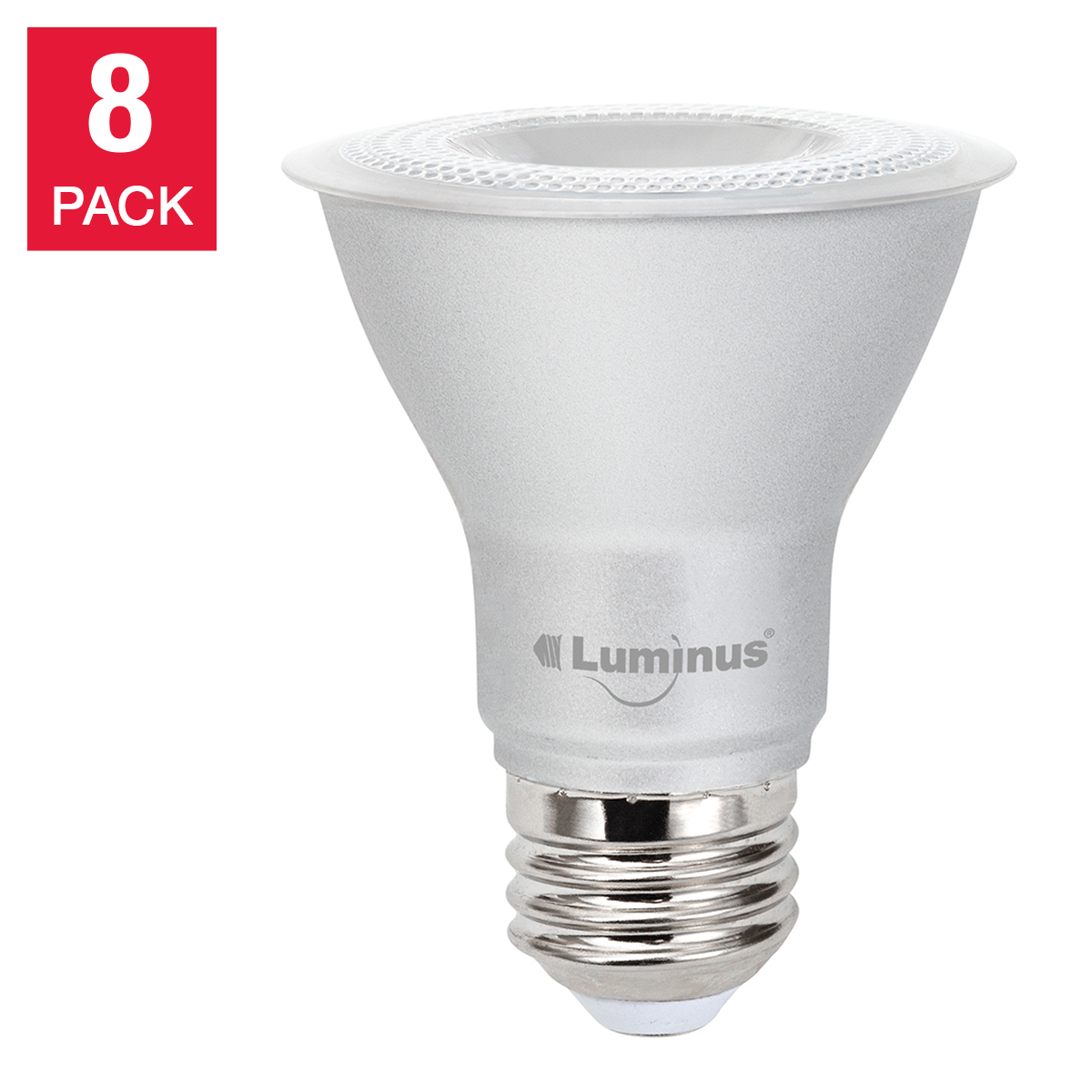Luminus LED Elite 6.5W PAR20 500 lumens Dimmable, 8-pack | Costco