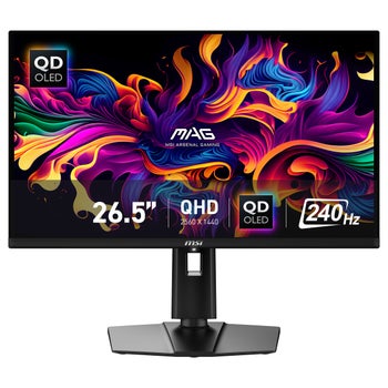 MSI 26.5" WQHD QD-OLED 240Hz AMD FreeSync Premium Pro Gaming Monitor ...